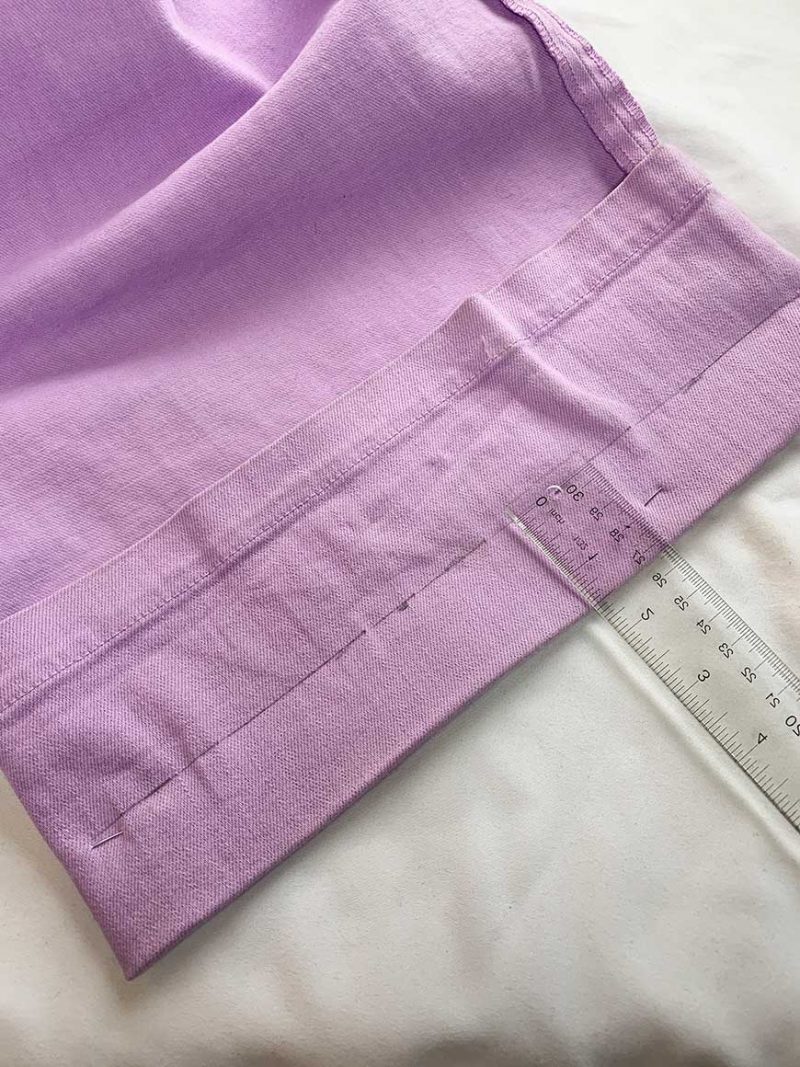 How to easily hem a pair of pants