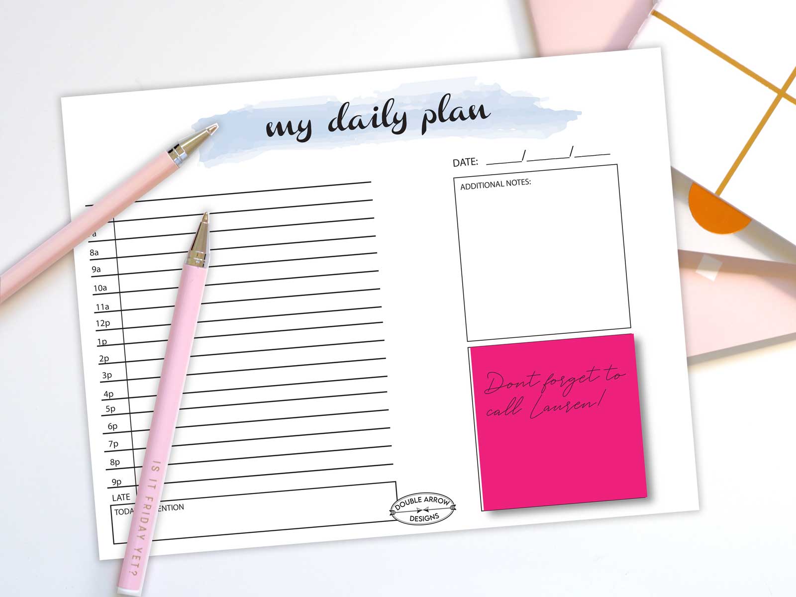 Cute Daily Planner-Lots of Options!