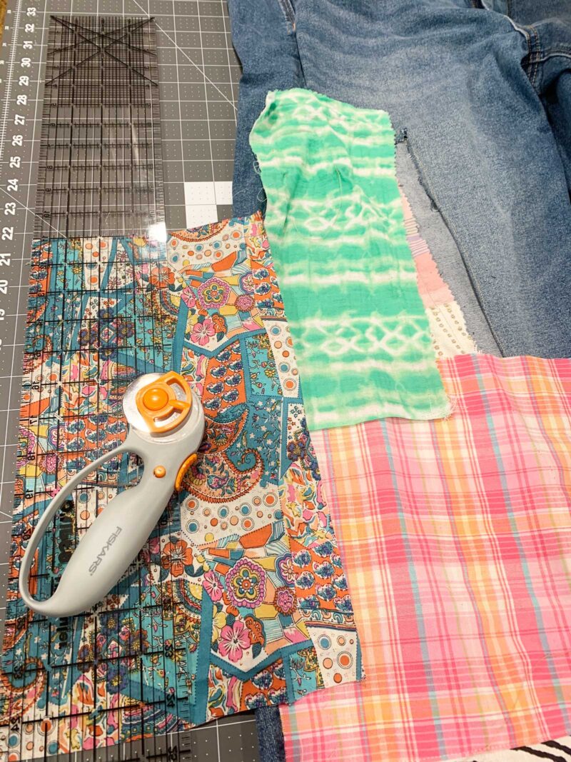 Patchwork Jeans DIY- Free People Hack for way less! - Double Arrow Designs