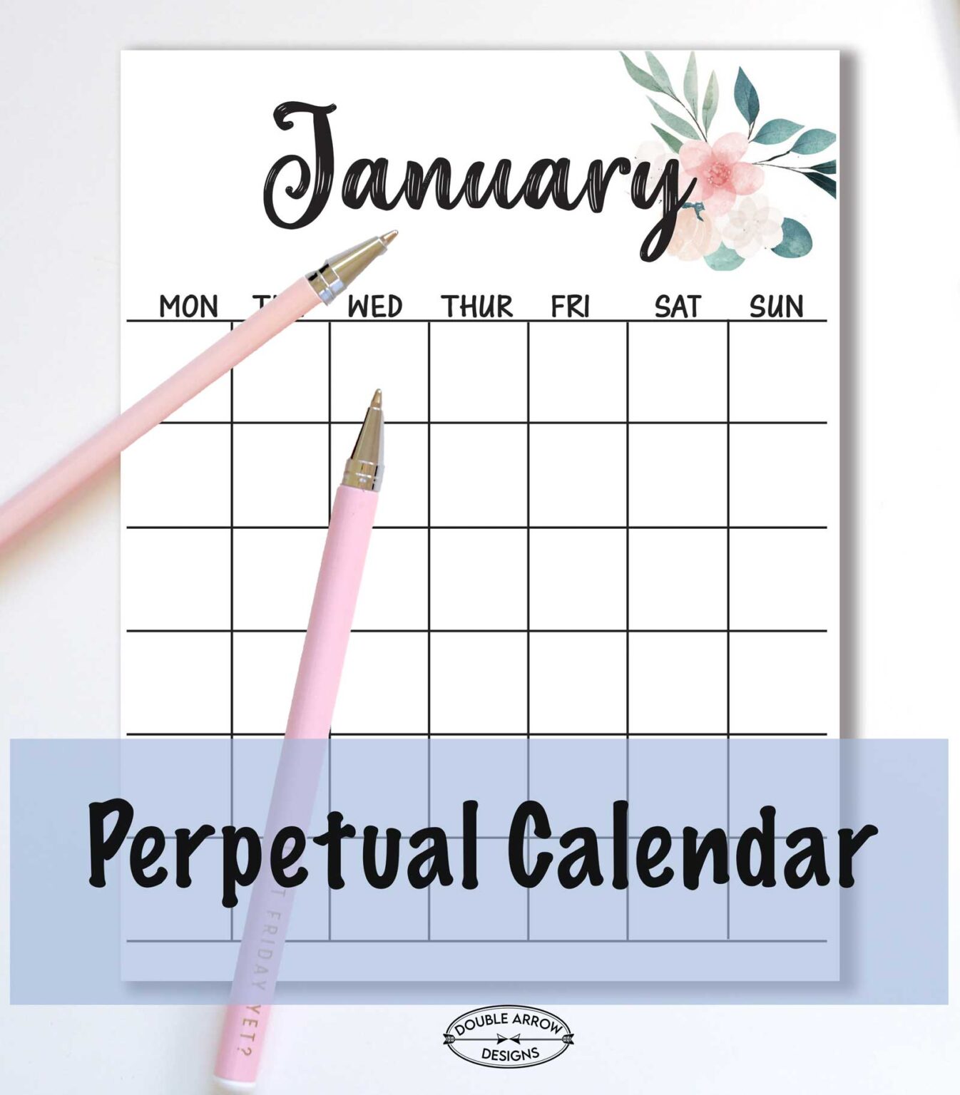 Perpetual Calendar Printable That's Free!