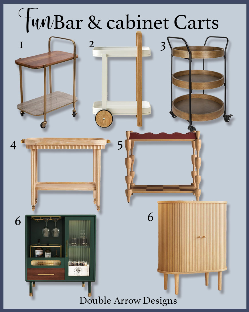 Sewing Machine Cabinet Repurposed Into a Stunning Bar Cart You’ll Love