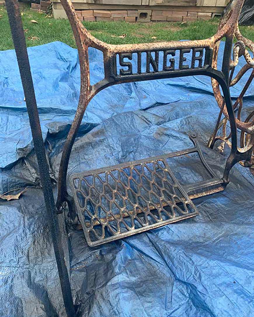 How To Repurpose A Sewing Machine Base