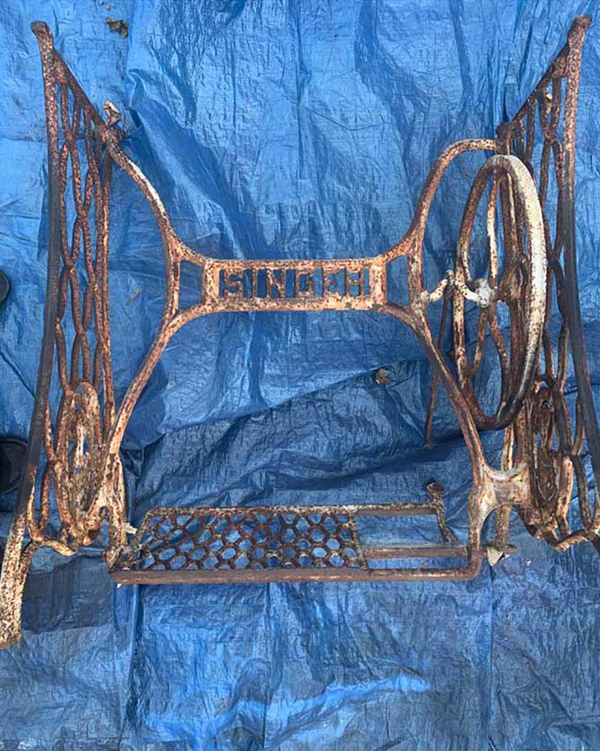 How To Repurpose A Sewing Machine Base