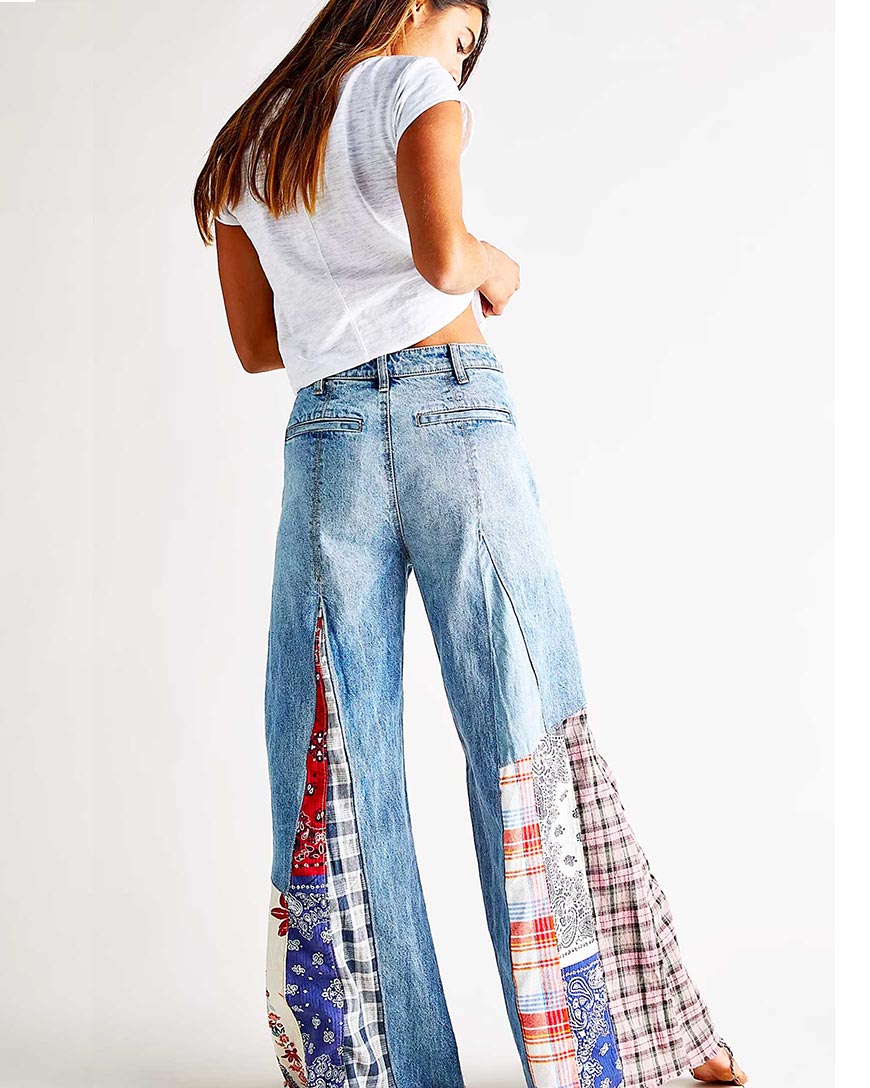 Patchwork Jeans DIY- Free People Hack for way less!