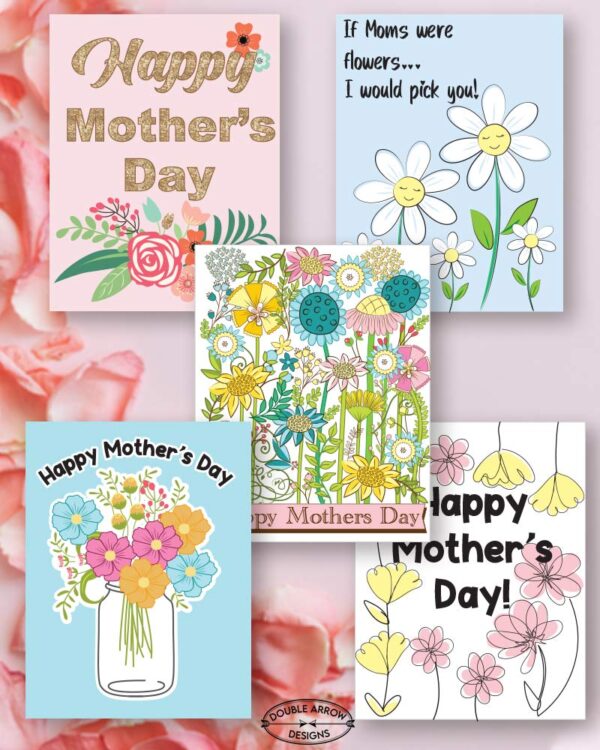Printable Mother's Day Cards With Matching Envelopes