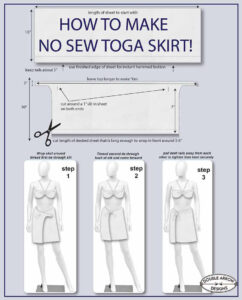 No Sew Halloween Toga Costumes You Can DIY In 5 Easy Steps