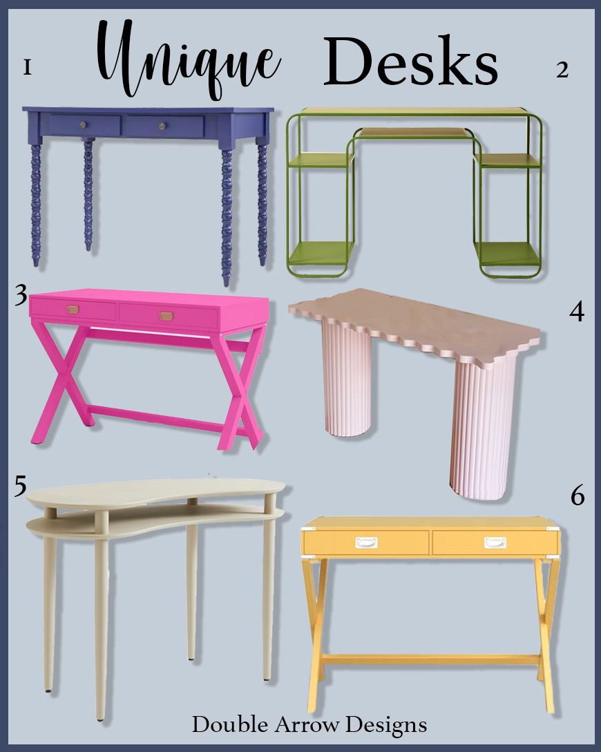 Painted Desk That Is Perfect For A First Apartment