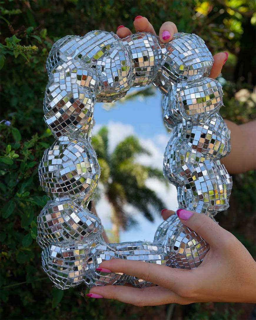 How To Make A Fun Disco Ball Mirror! - Double Arrow Designs