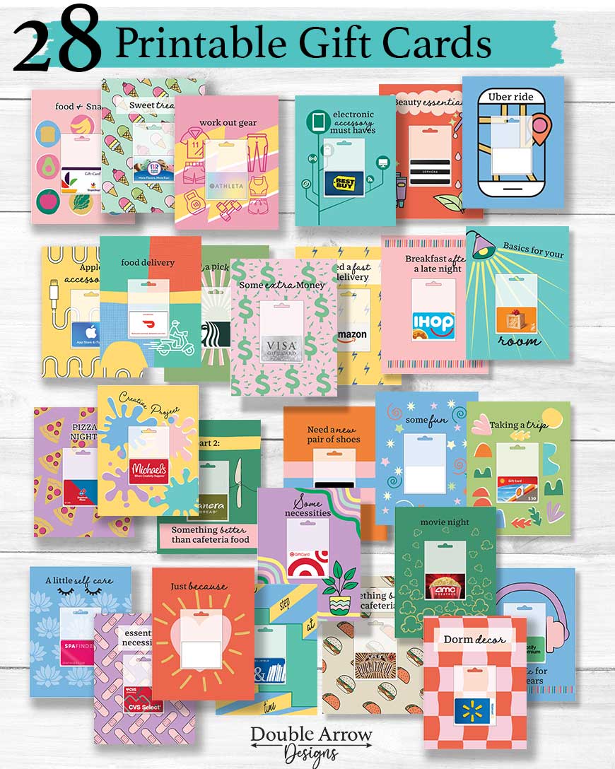 The Ultimate College Survival Guide: A Printable Gift card book