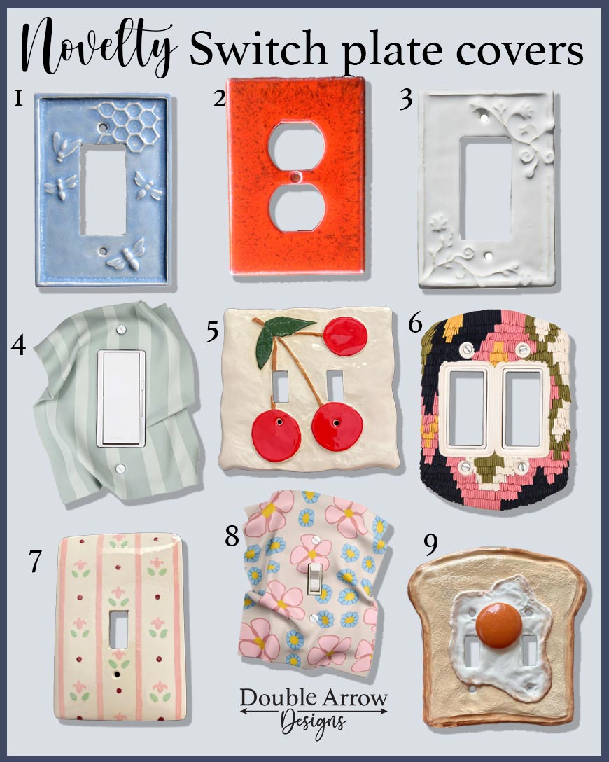 Turn Plain Into WOW: DIY Polymer Clay Light Switch Covers